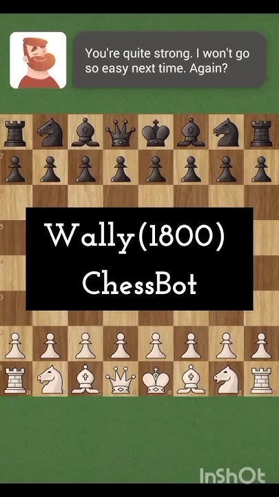 I beat Wally(1800) chess bot #rapidchess #chesstactics - YouTube