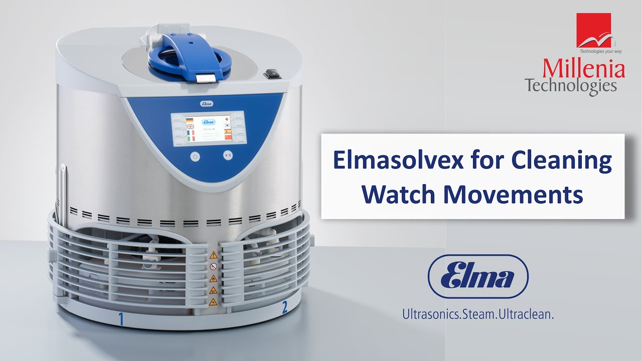 Watch Cleaning Machines by Elma - YouTube