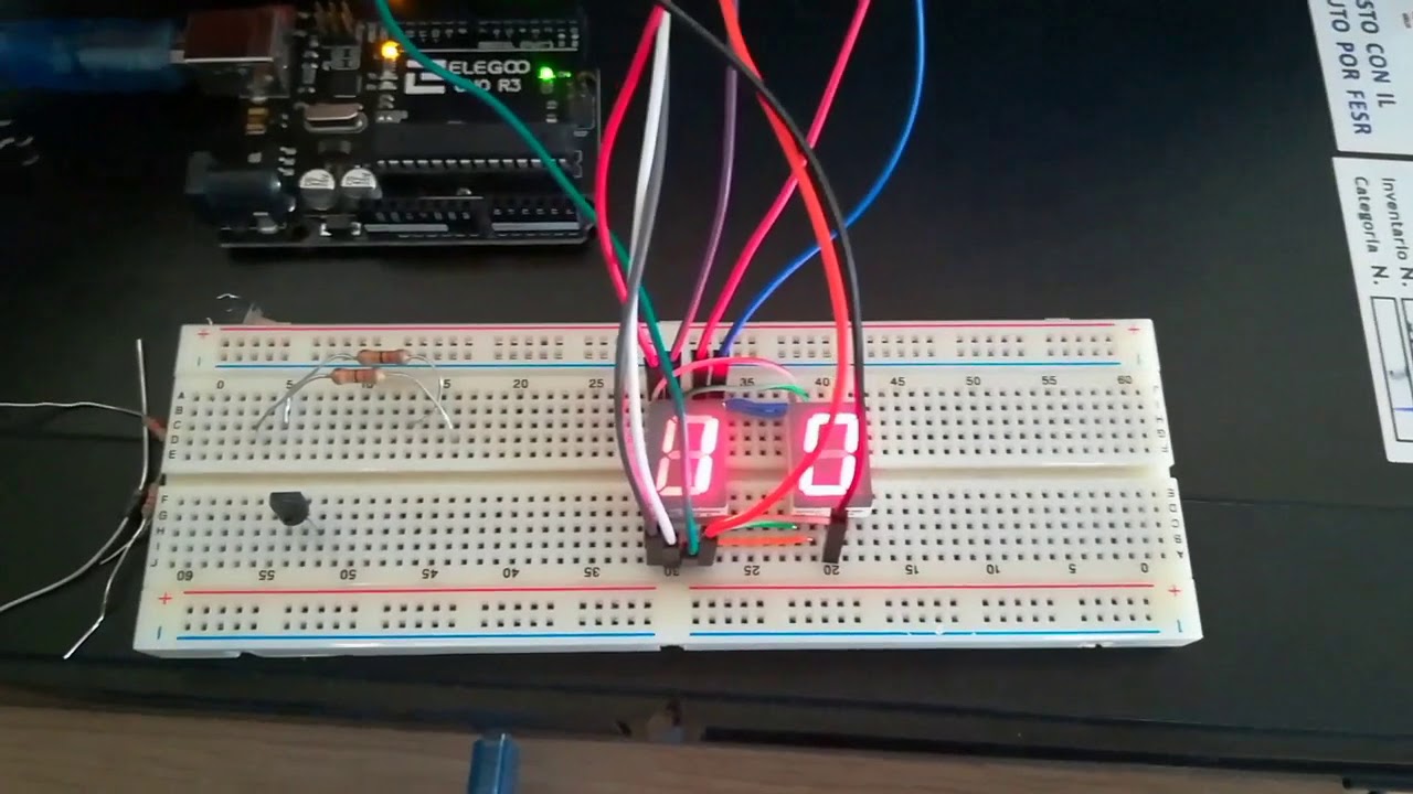 Controllo di 2 display in multiplexing - YouTube