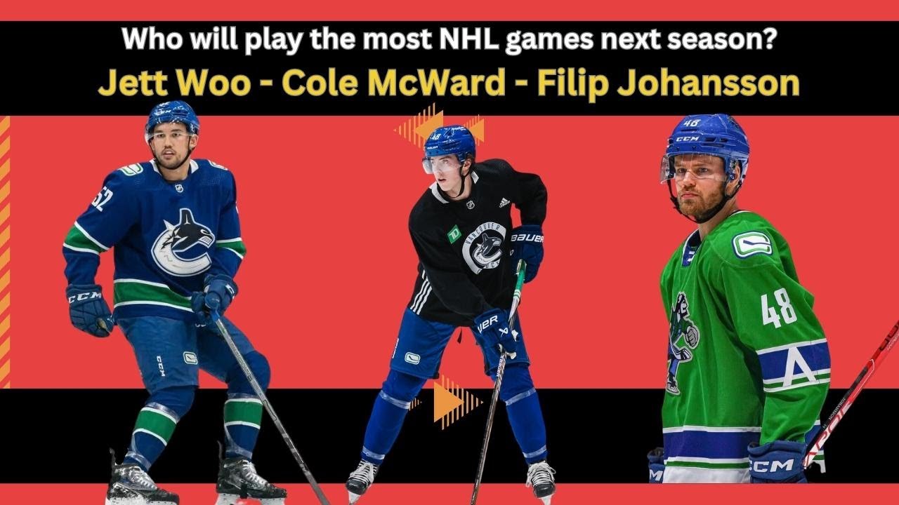 Jett Woo, Cole McWard or Filip Johansson - Who will play the most games ...