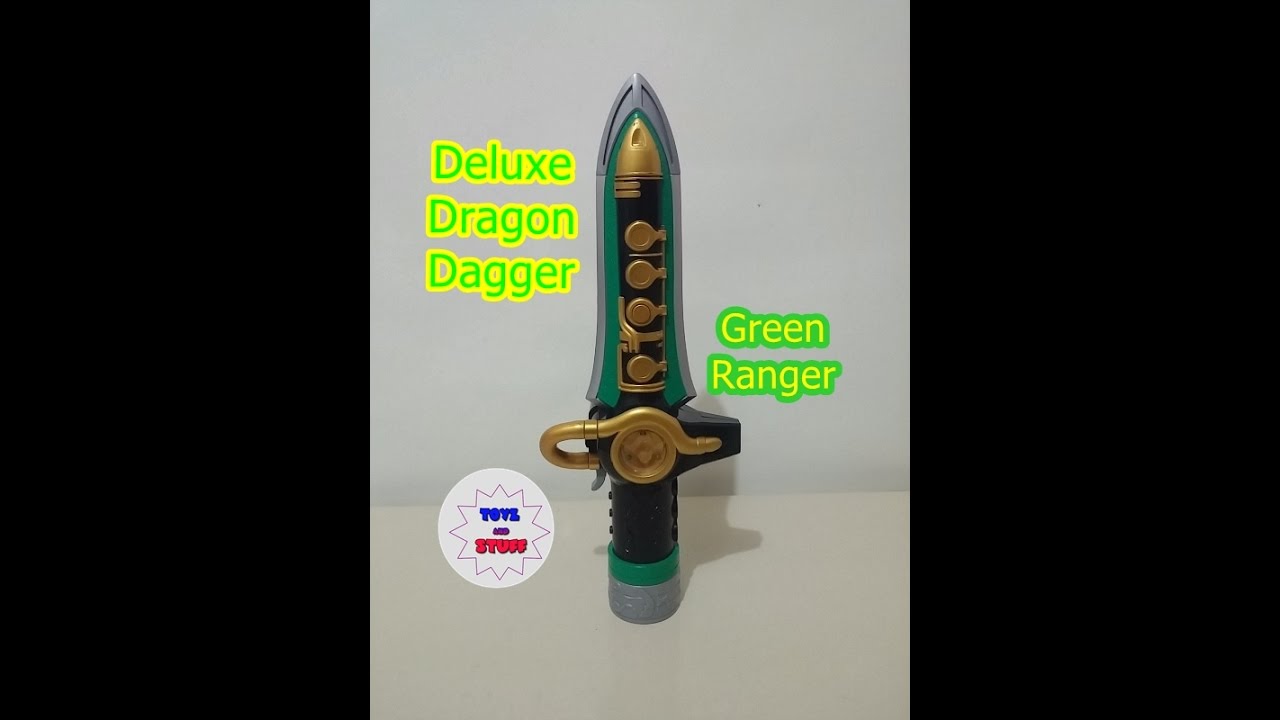 Deluxe Dragon Dagger Green Ranger Mighty Morphin Power Rangers - Espada ...