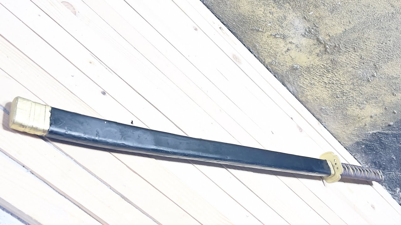 How to make a KATANA sword from pvc makes you surprised - YouTube