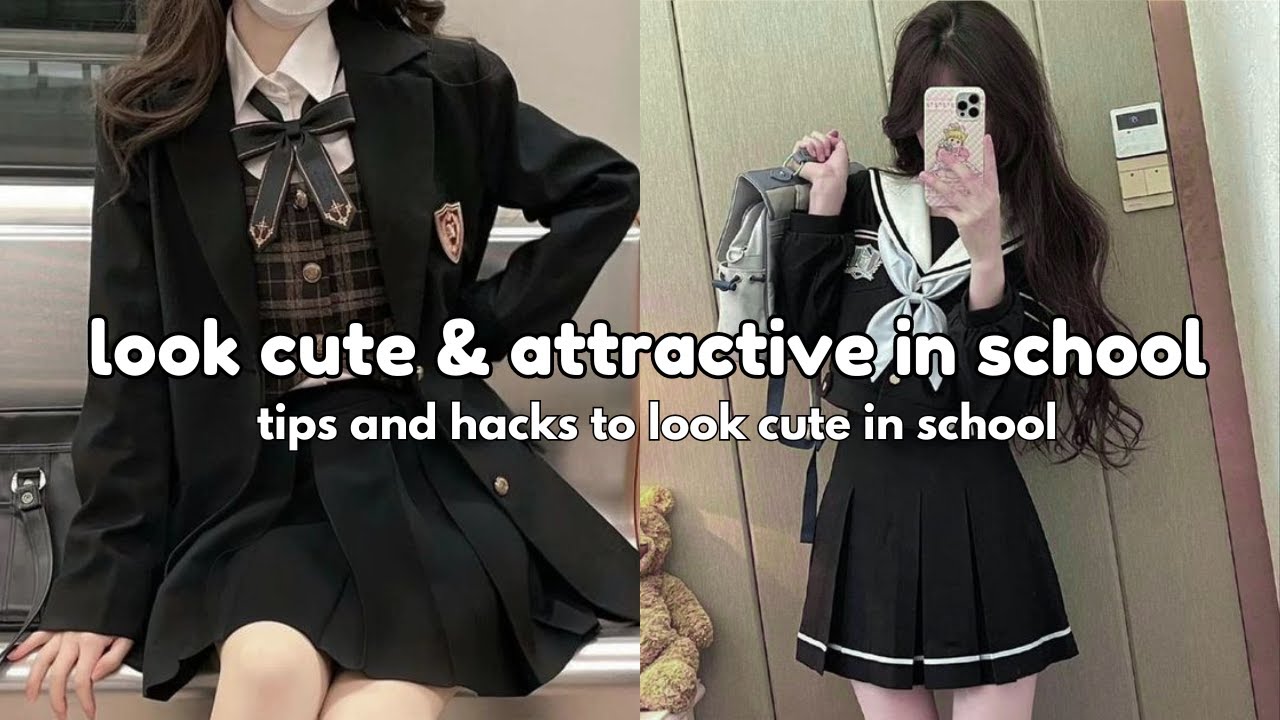 how to look effortlessly cute in school 🎀 Mastering the Cute School ...