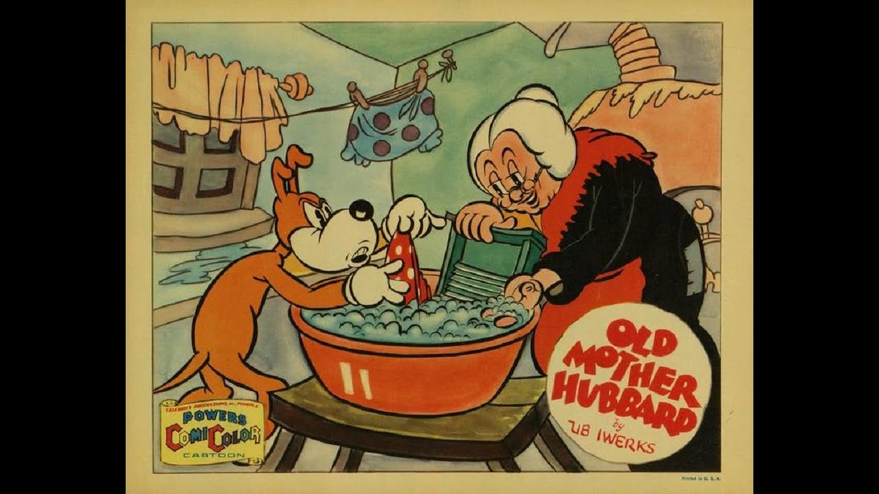 Comicolor Old Mother 🍉 Hubbard Classic Cartoon (1935) | Vintage ...