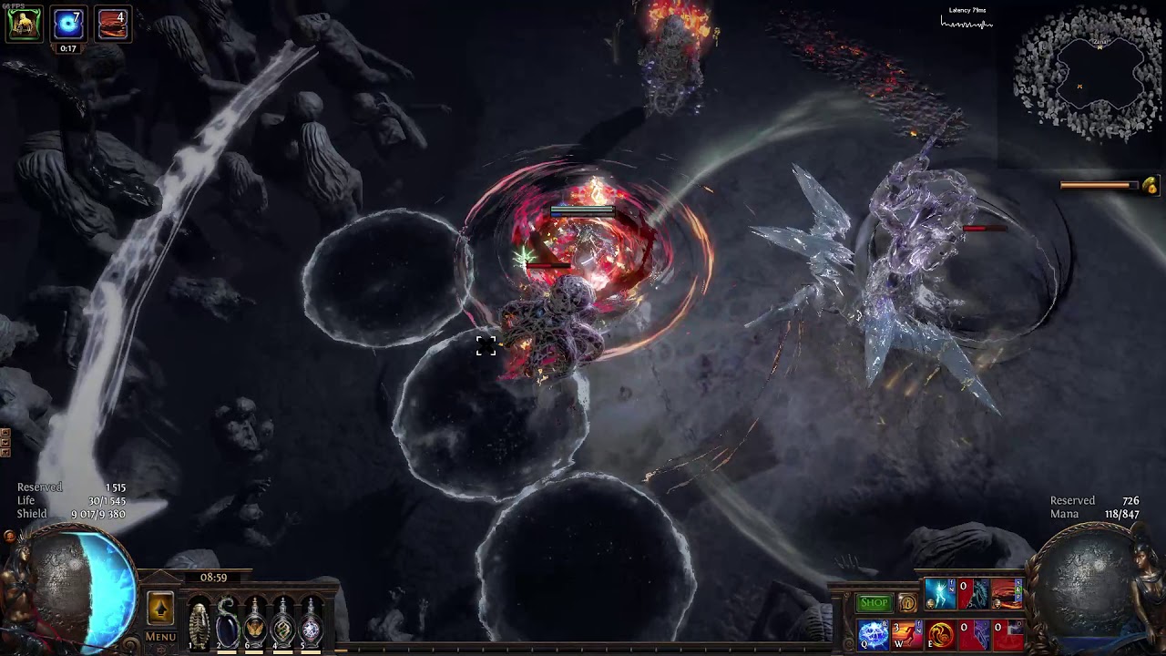 Path of Exile - Uber Elder Cyclone CoC Fireball - YouTube