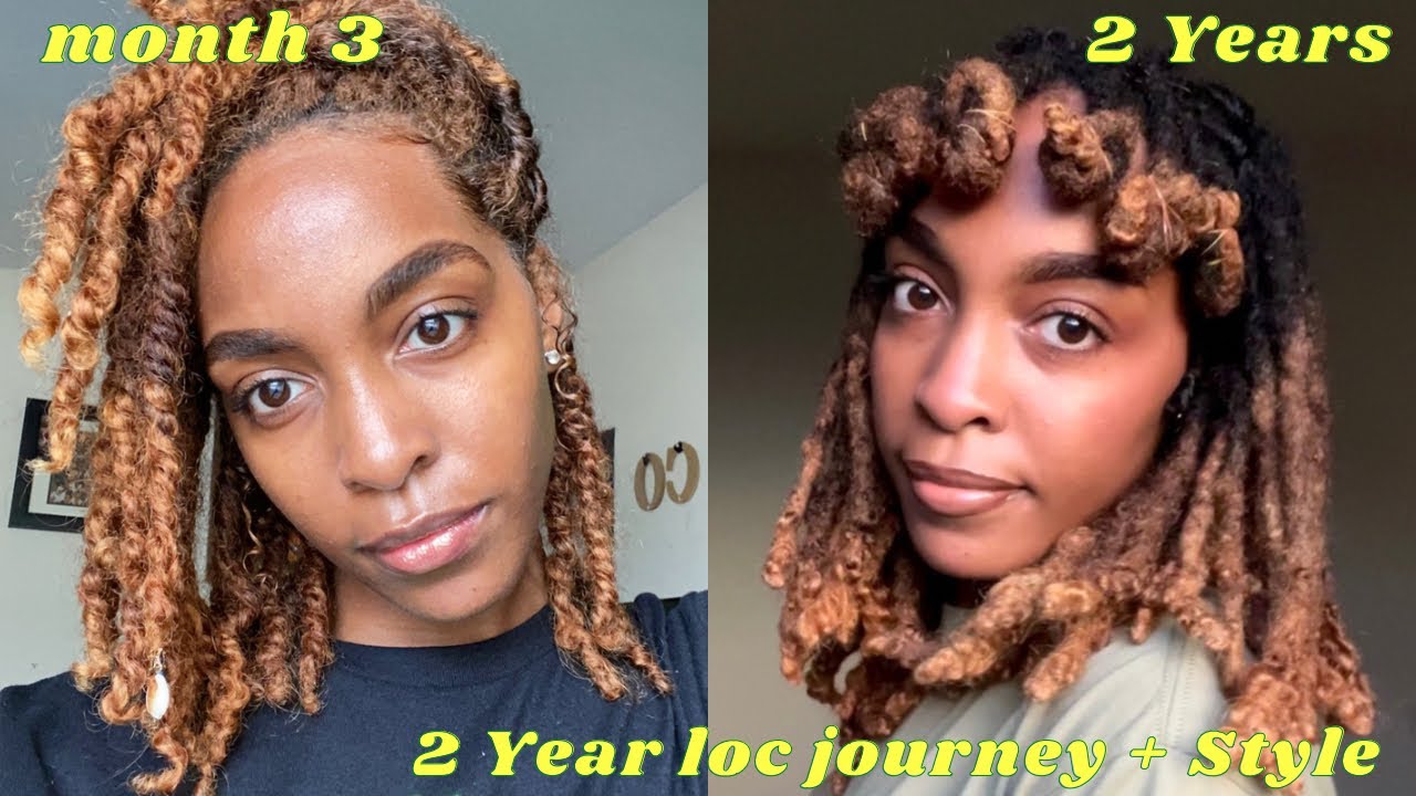 2 Year Loc Journey Update + Retwist and Style - YouTube