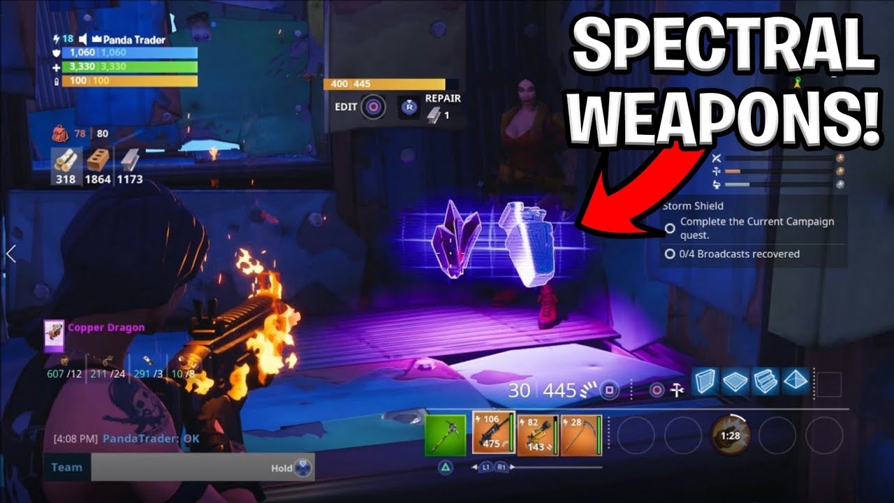 Scammer Gets Scammed For 'SPECTRAL' Weapons| Spectrolite Ore | Fortnite ...