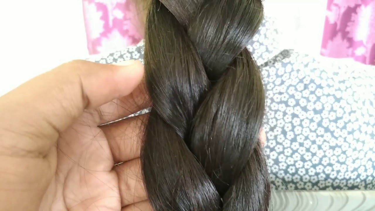 silky braid play by brother || unbraiding || long hair dunia - YouTube