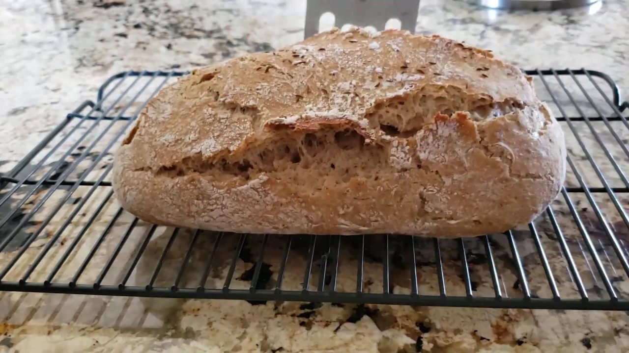 Easiest Rye / whole wheat bread - YouTube