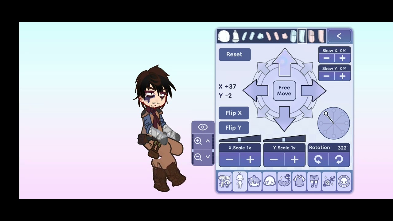 How to make a sitting pose in gacha life 2 - YouTube