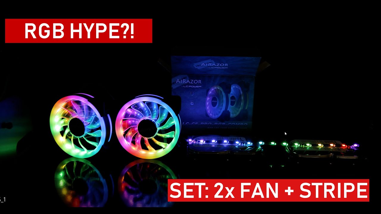 LC-Power: LC-CF-PRO-RGB-COMBO - RGB Luefter & LED Stripe Test / Review ...