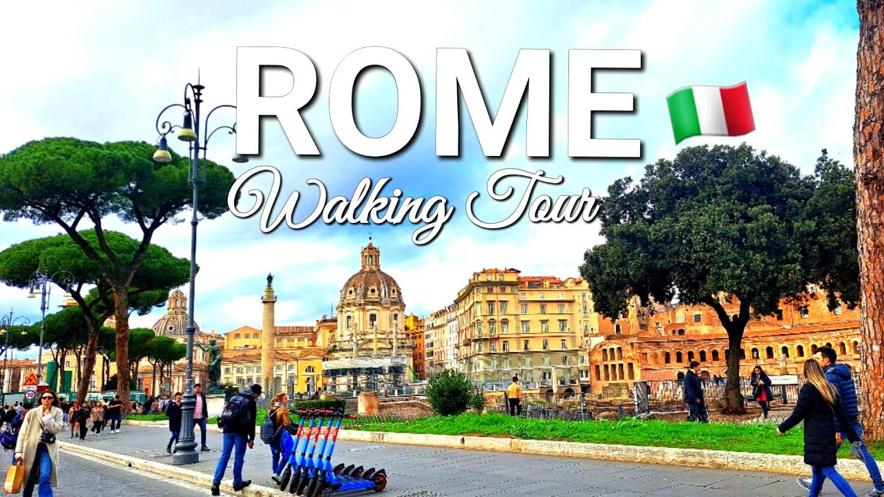 Rome, Italy Walking Tour 4K Ultra HD - YouTube