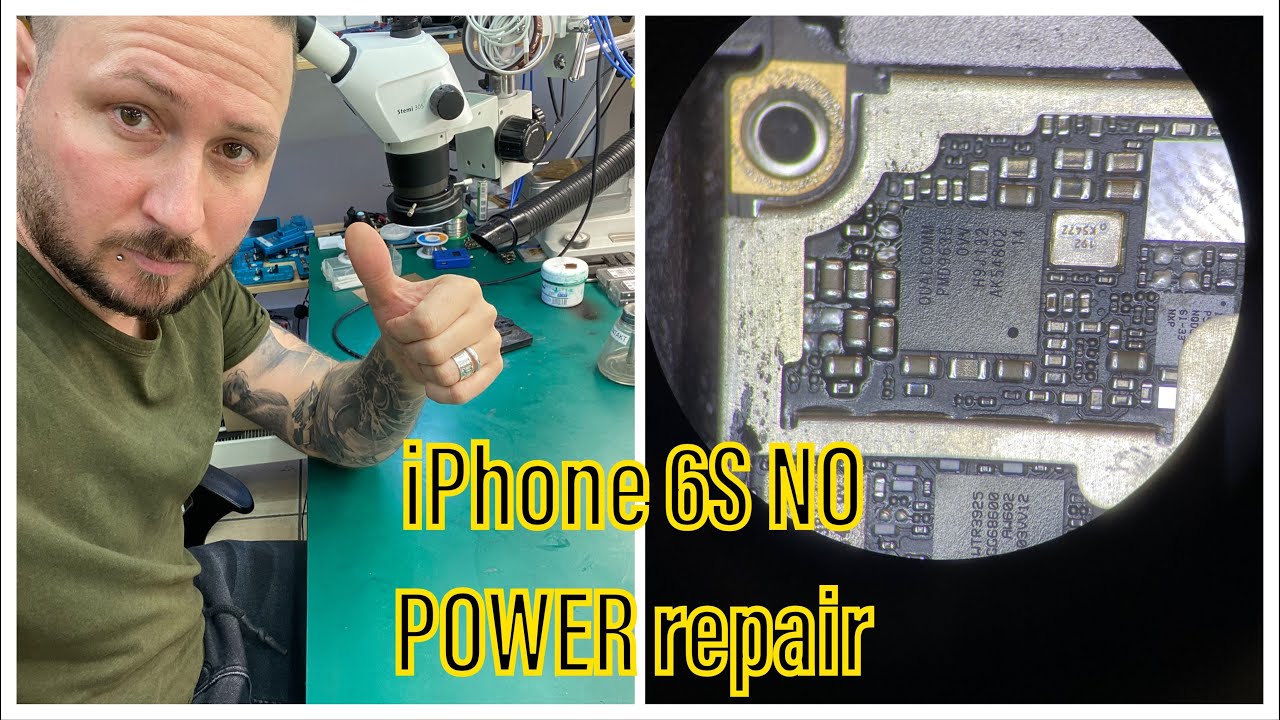 BASIC REPAIRS - iPHONE 6S WITH NO POWER AND NO BOOT - SHORT ON VCC_MAIN ...