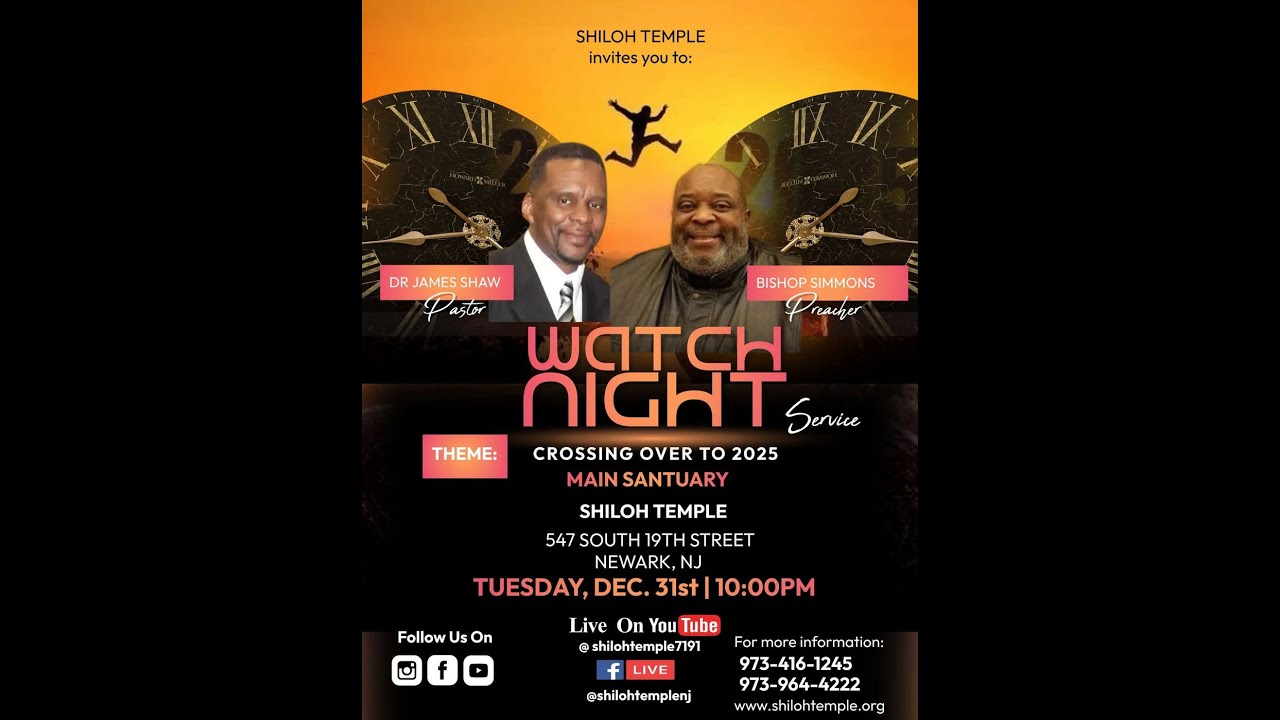 New Year's Eve Watch Night Service - December 31, 2024 - YouTube