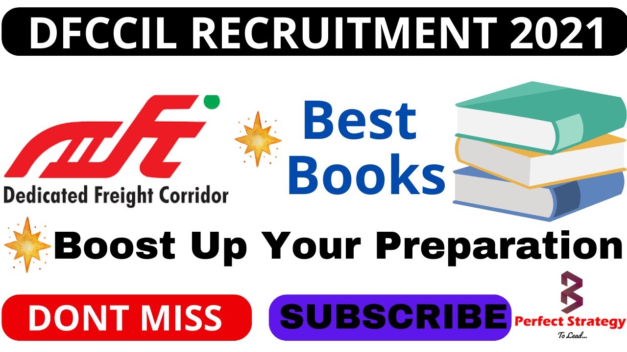 DFCCIL 2021 BEST BOOKS FOR PREPARATION || BOOST UP YOUR PREPARATION ...