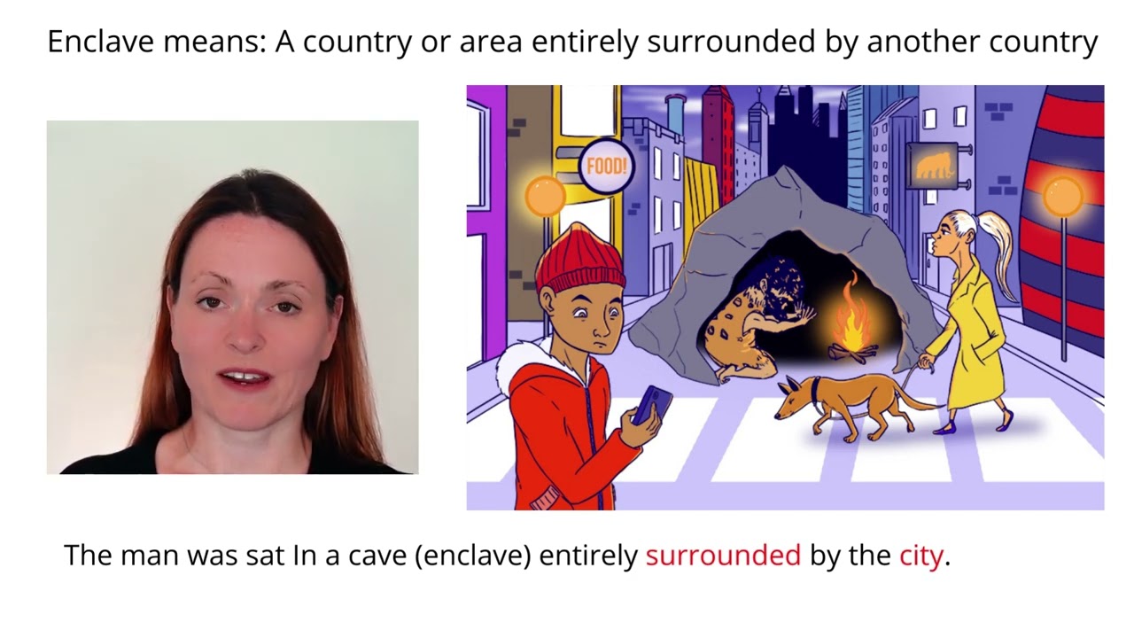 Remember Meaning Of Enclave Using Pictures and Mnemonics - YouTube