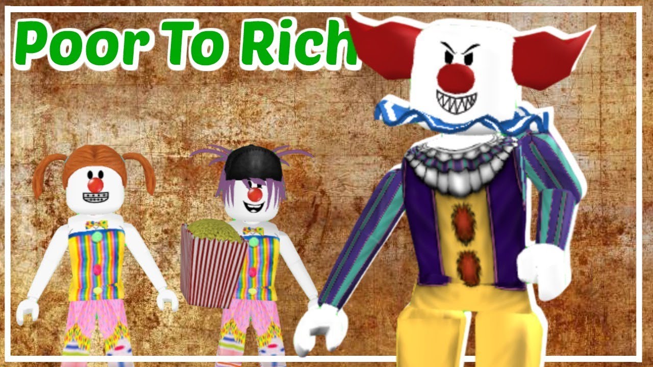 Bloxburg Poor To Rich: The Clown Family (part 1) - YouTube