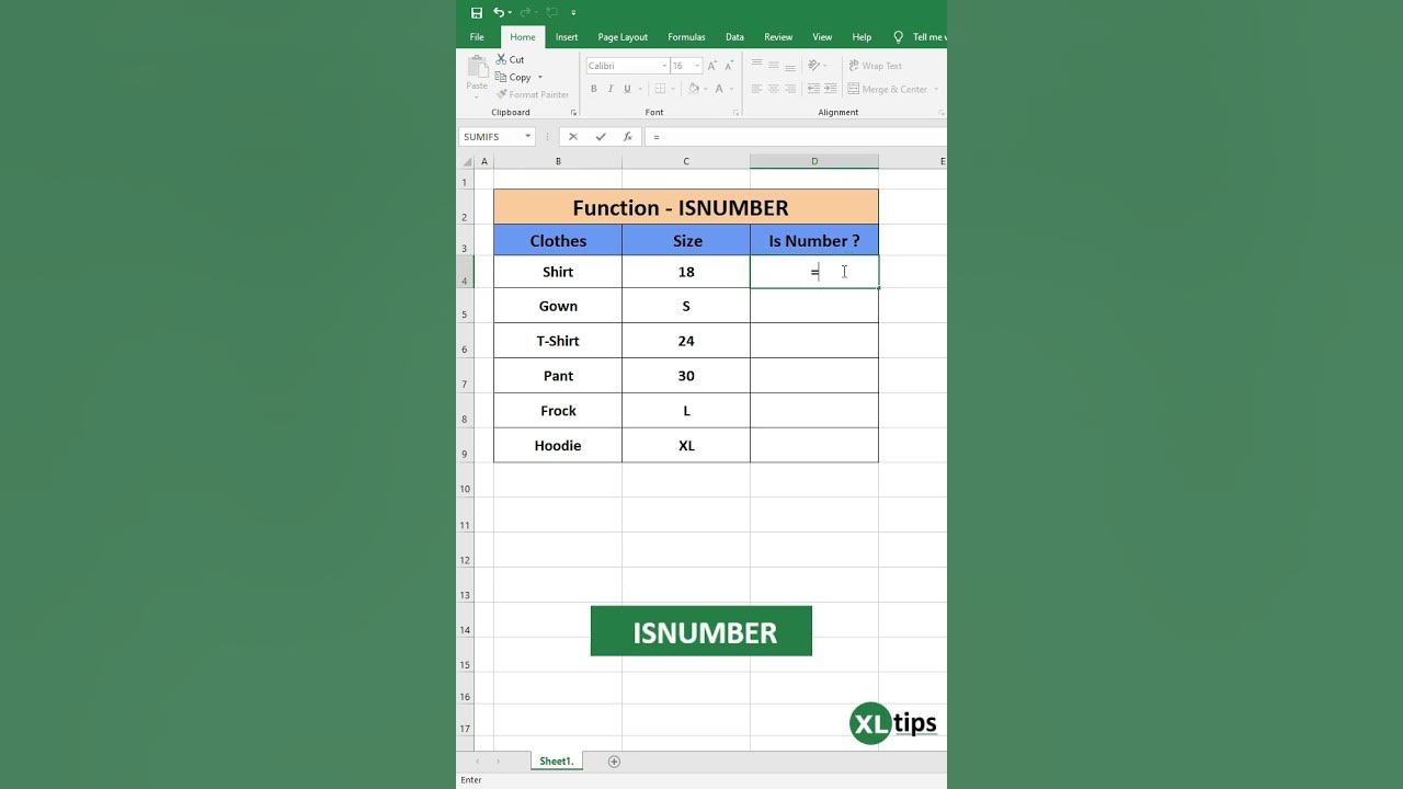 ISNUMBER Function in Excel: Accurately Identify Numeric Values with Ease - YouTube