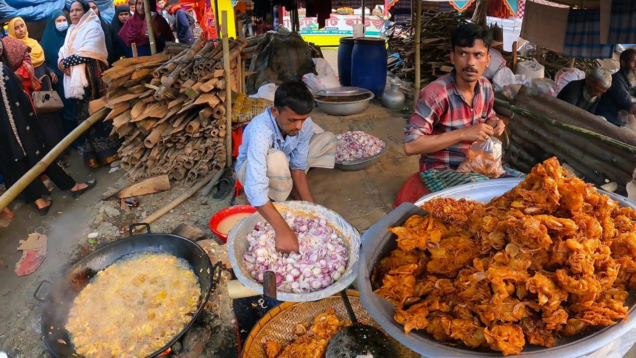 Incredible Bangladesh! Per Kilo Onion Pakoda Pyaju Tk 240 !! Bd Street ...
