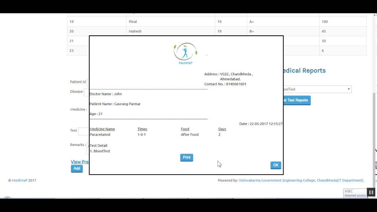 140173116005_GTU Project: MediMaP System - YouTube