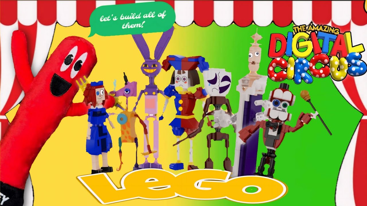Wacky Build The Amazing Digital Circus Out Of Lego! - YouTube