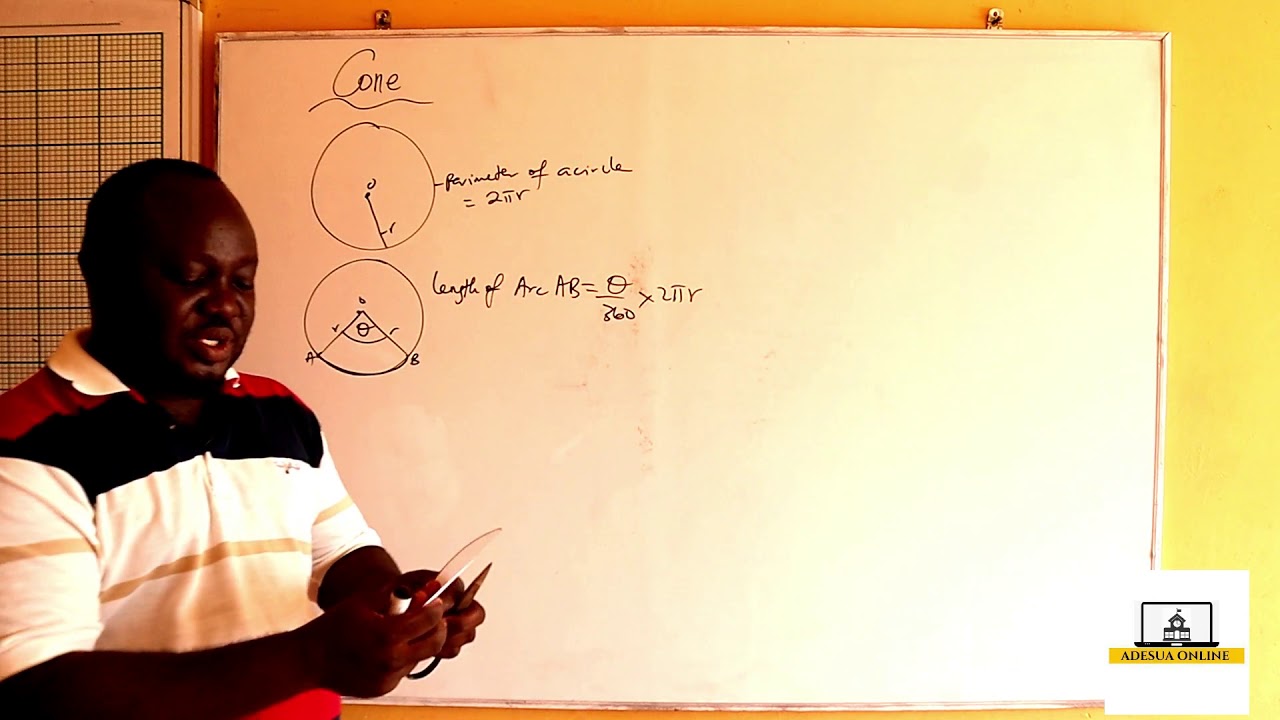 SHS 3 Core Mathematics | Area and Volume of a Cone - YouTube