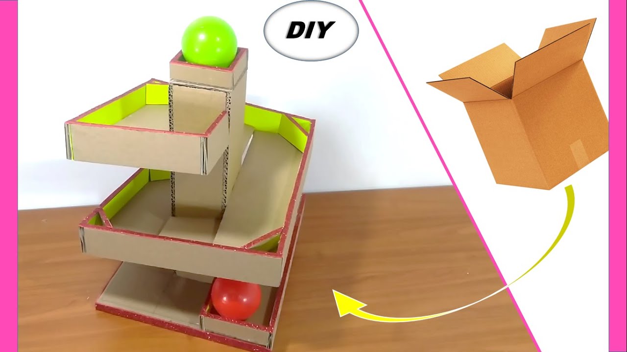 How to Make Ball Tower |DIY Montessori Toys - YouTube