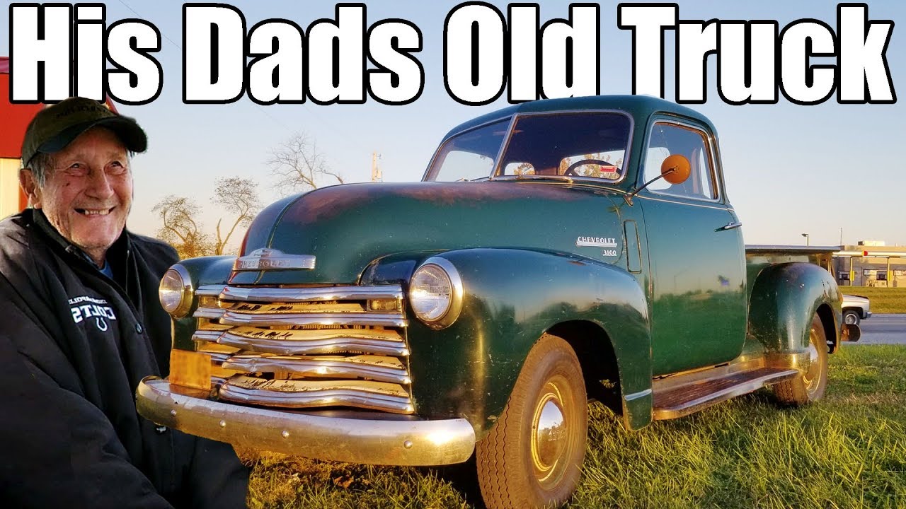 First ride in his Dads 1949 Chevy in over 30 Years - YouTube