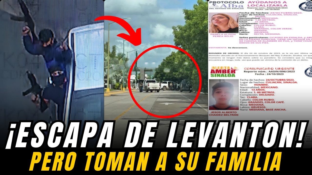 ¡SE ESCAPA DE UN LEVANTON! ¡PERO TOMAN A SU ESPOSA Y SOBRINO EN ...