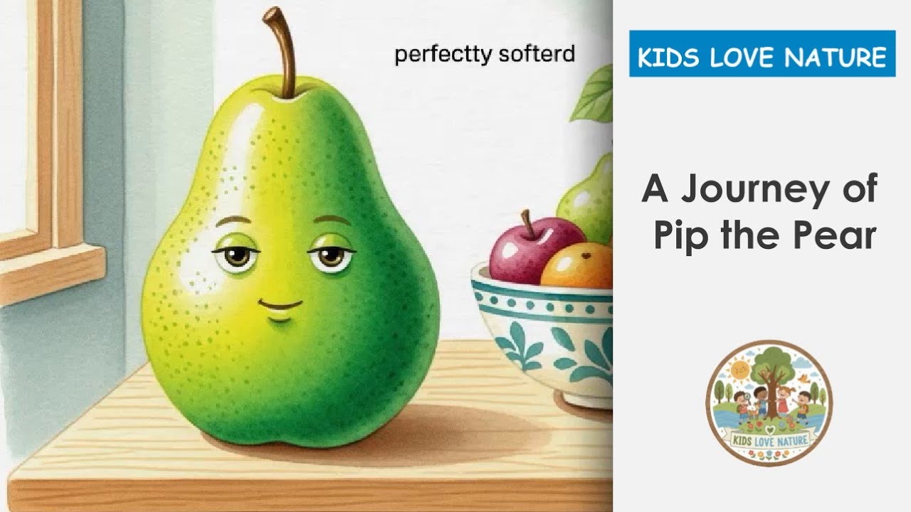 Pip the Pear's Life Cycle Journey! | How Pears Grow on a Tree (for Kids ...