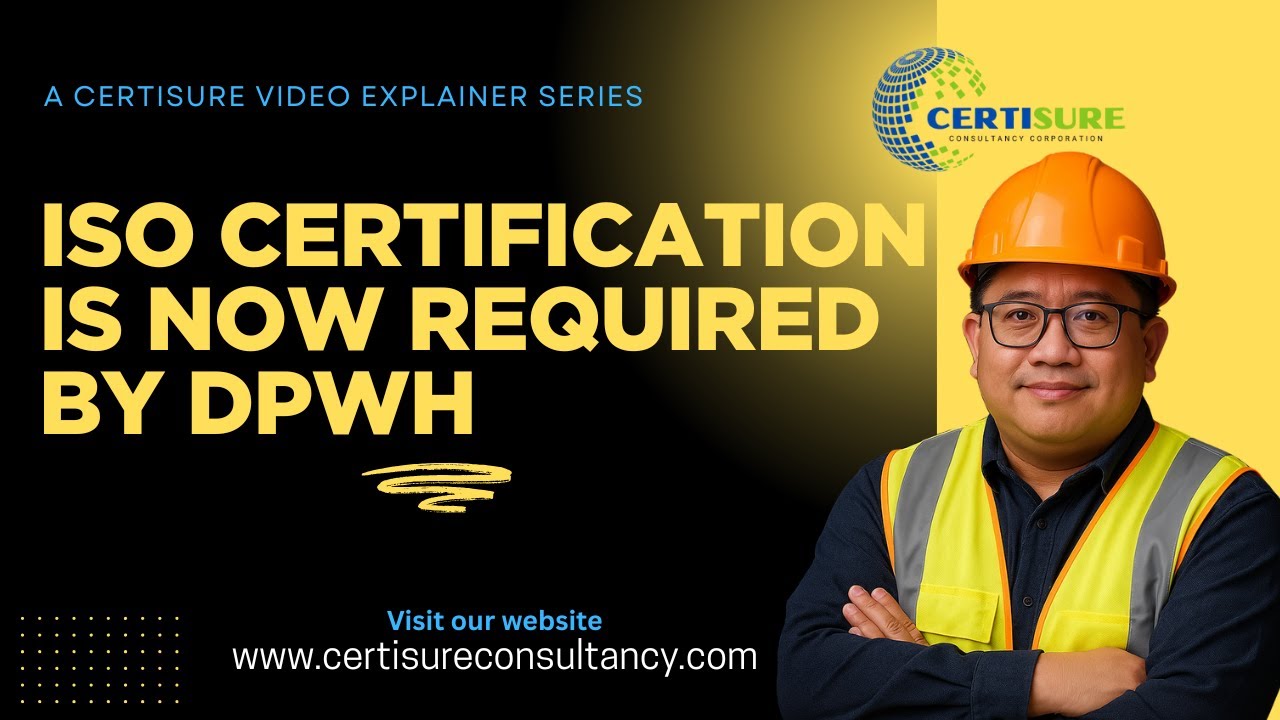 ISO certification is now required by DPWH - YouTube