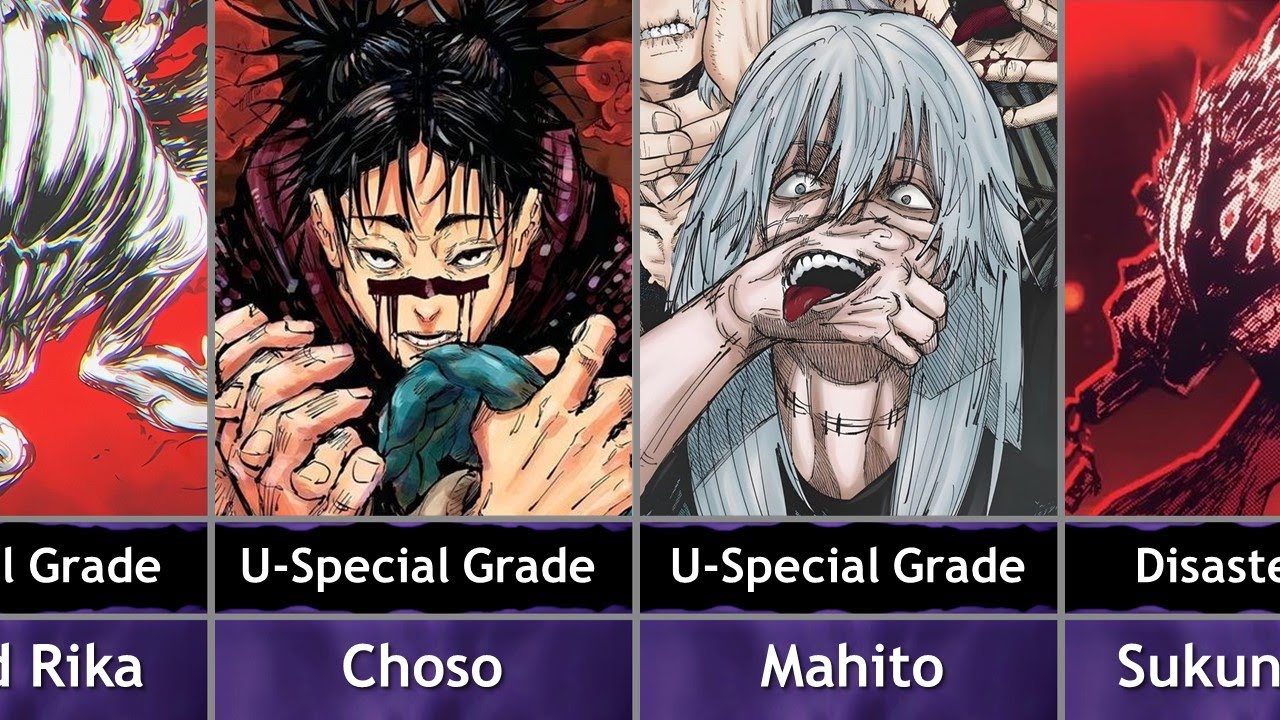 Grade of Cursed Spirits in Jujutsu Kaisen - YouTube
