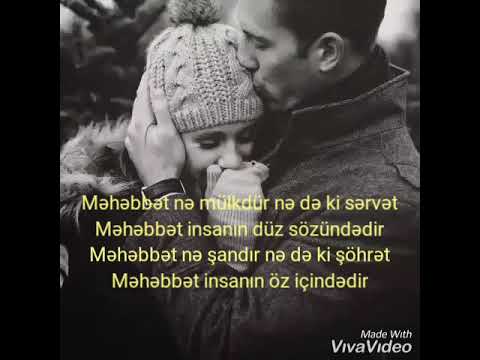 Əla bir şer...MƏHƏBBƏT...(HİKMƏT MƏMMƏDLİ)
