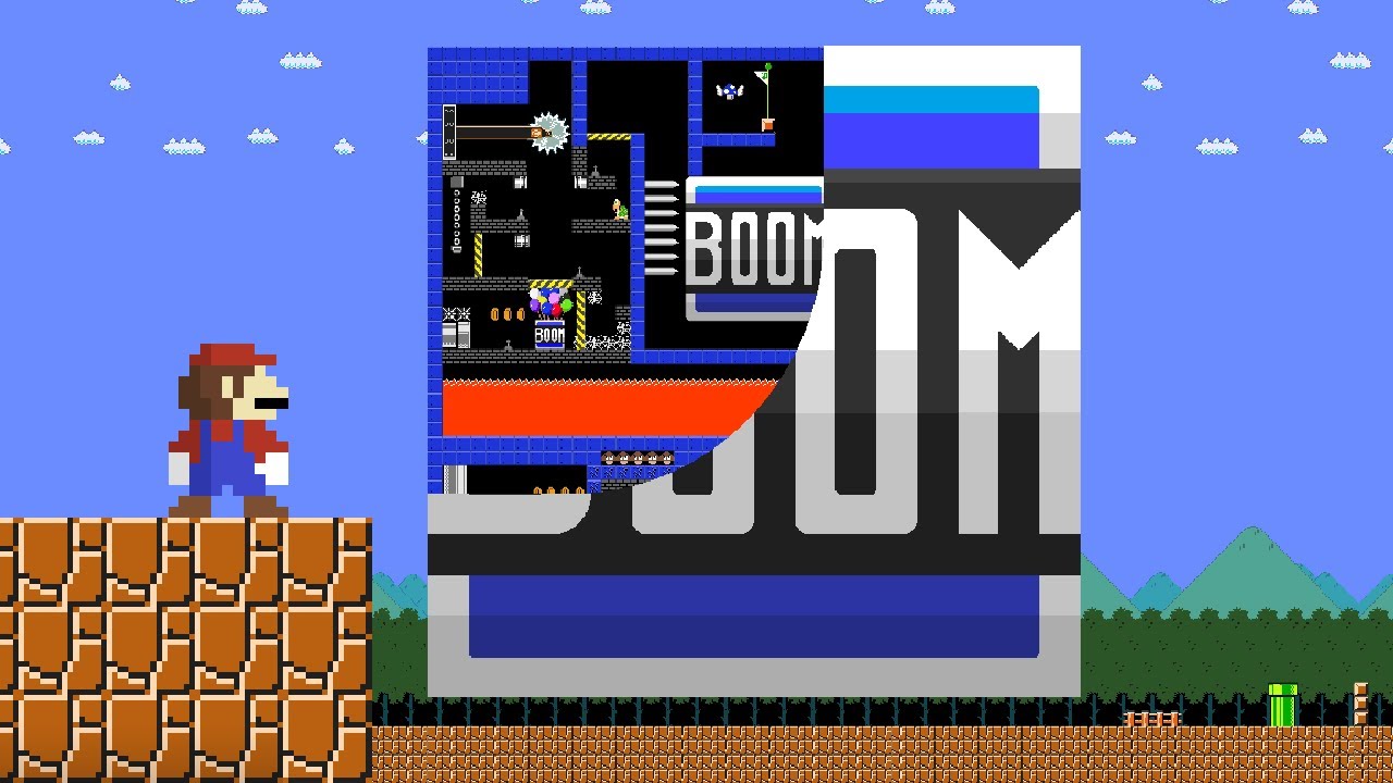 Level UP: Mario vs the Giant BOOM Block Maze - YouTube