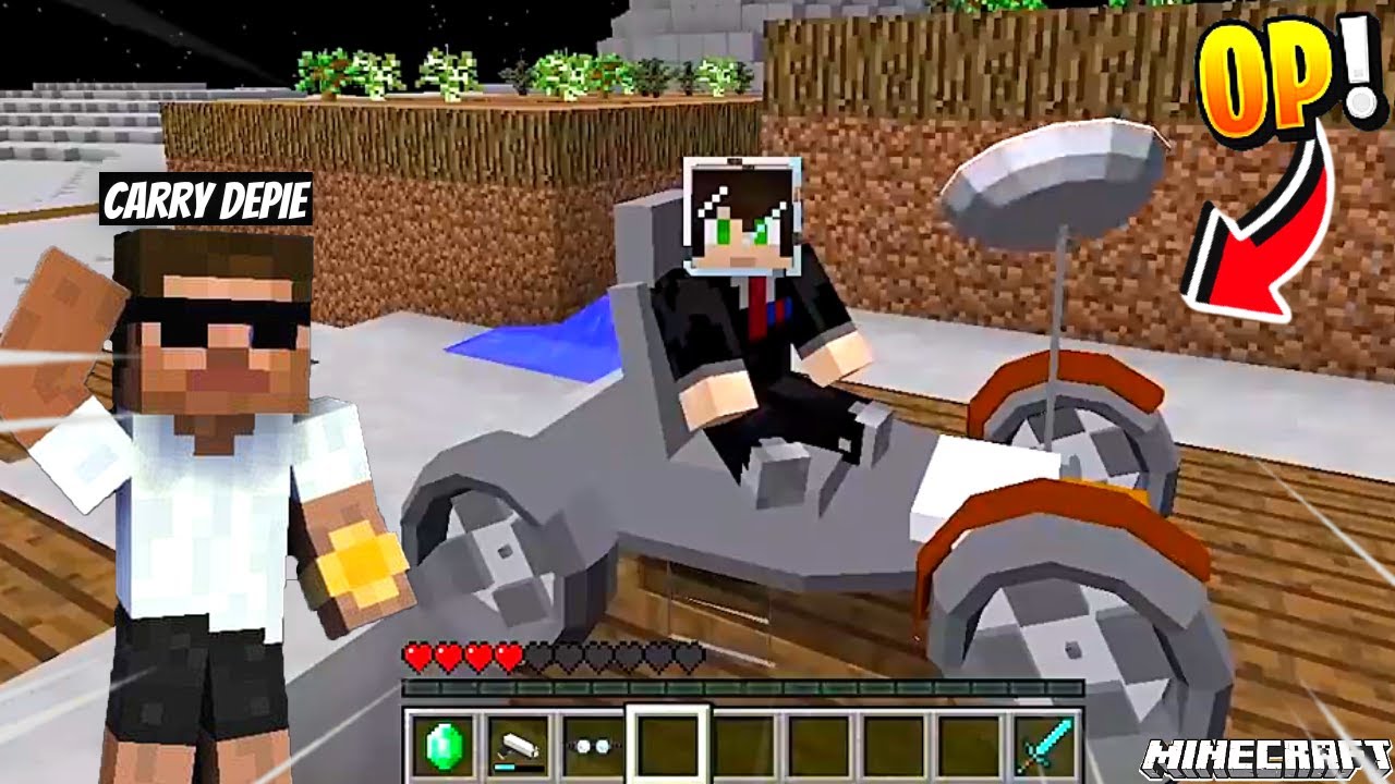 Crafting A Epic Car On Moon in Minecraft ..!! 😱😱 - YouTube