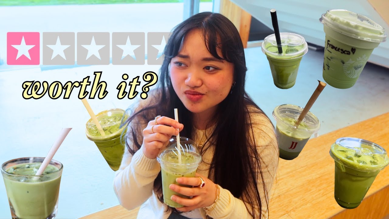 ranking every matcha on my college campus (UBC) - YouTube