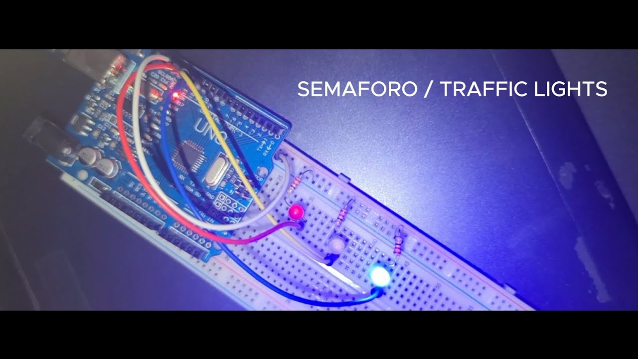 Proyecto Semáforo Con Arduino Uno Traffic Lights With Arduino Uno