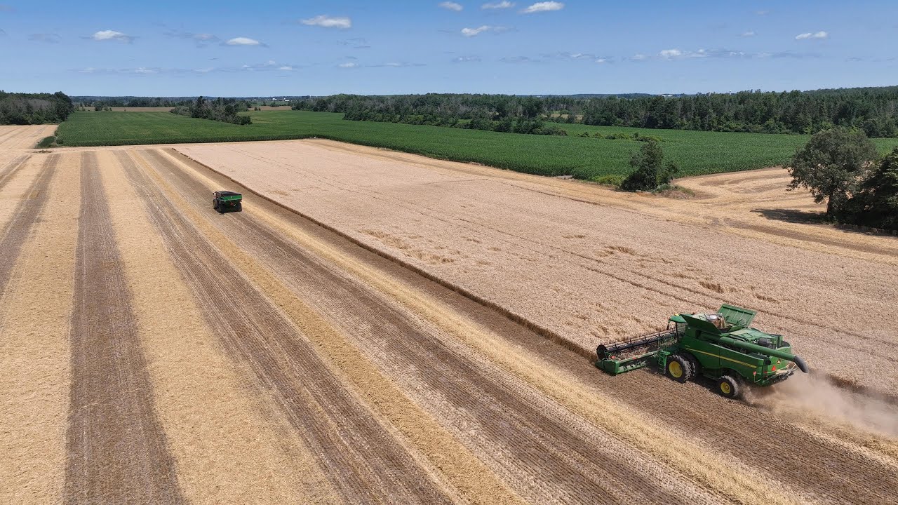 CANADIAN FARMER - NEIGHBOR HELPING NEIGHBOR. Tight knit farming ...