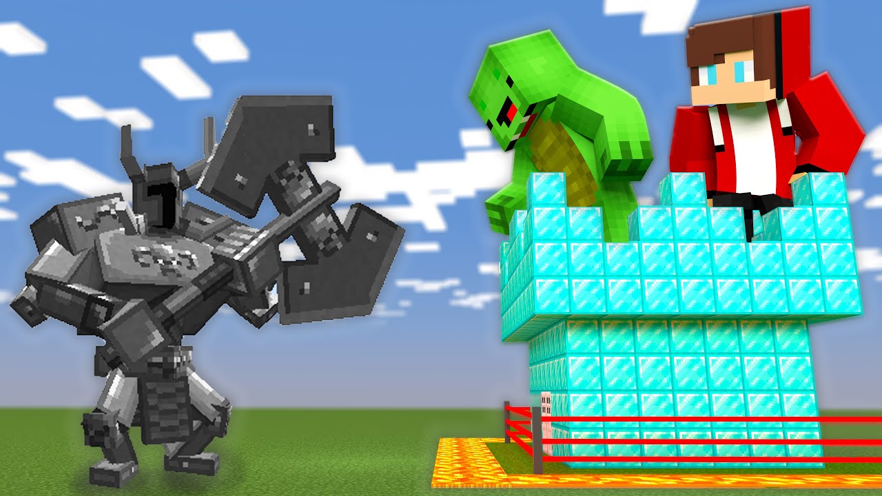 Ferrous Wroughtnaut VS The Most SECURE Minecraft House - Mikey and JJ (Maizen Mizen Mazien ...