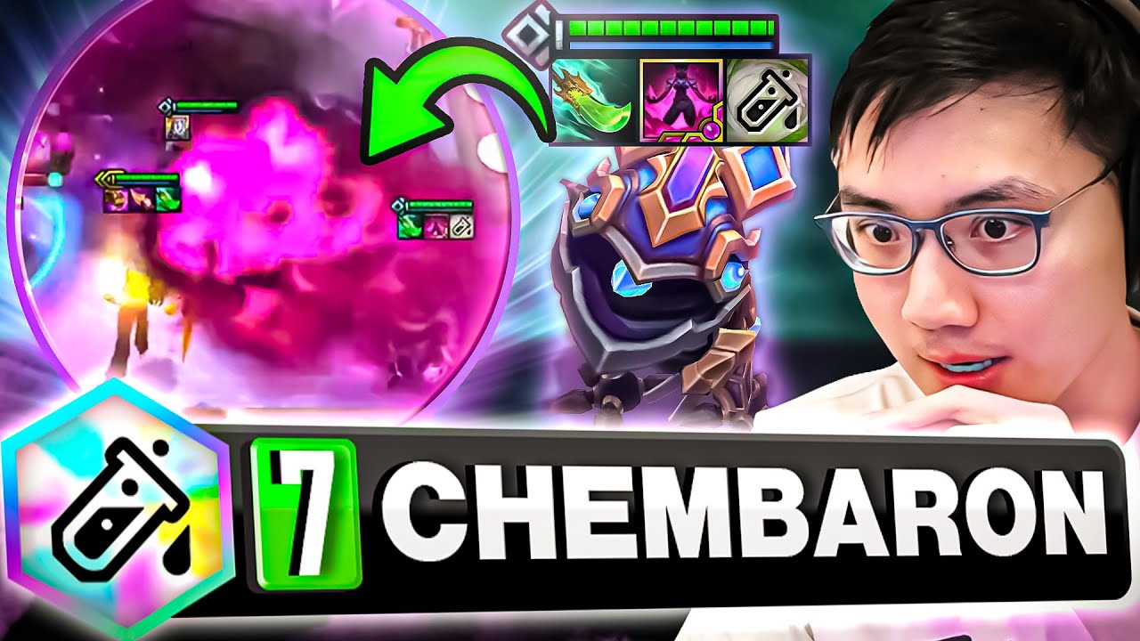 7 Chem Baron Unleashed Toxins Kogmaw Perma-Stuns EVERYTHING - YouTube