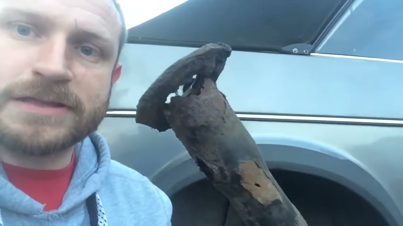 Mk1 Golf rusty filler neck replacement - YouTube
