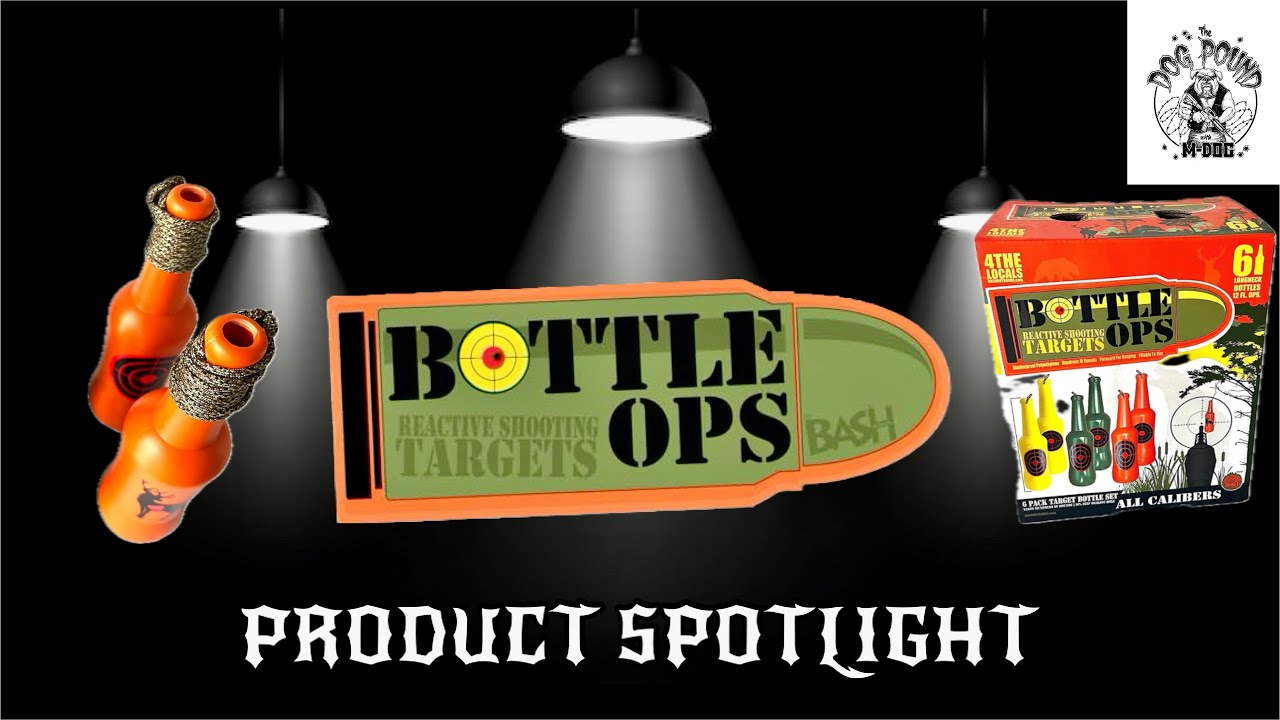 BOTTLE OPS REACTIVE SHOOTING TARGETS! - YouTube