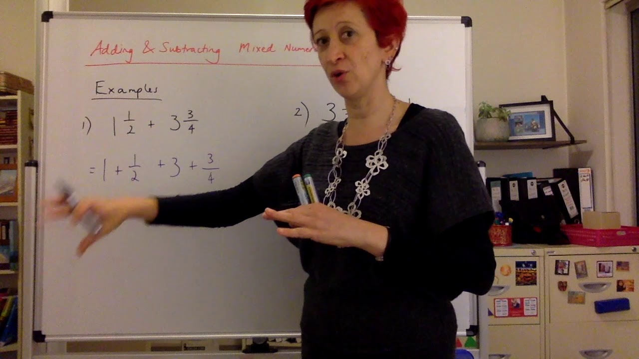 Adding And Subtracting Mixed Numerals YouTube Adding And Subtracting Mixed Numerals YouTube