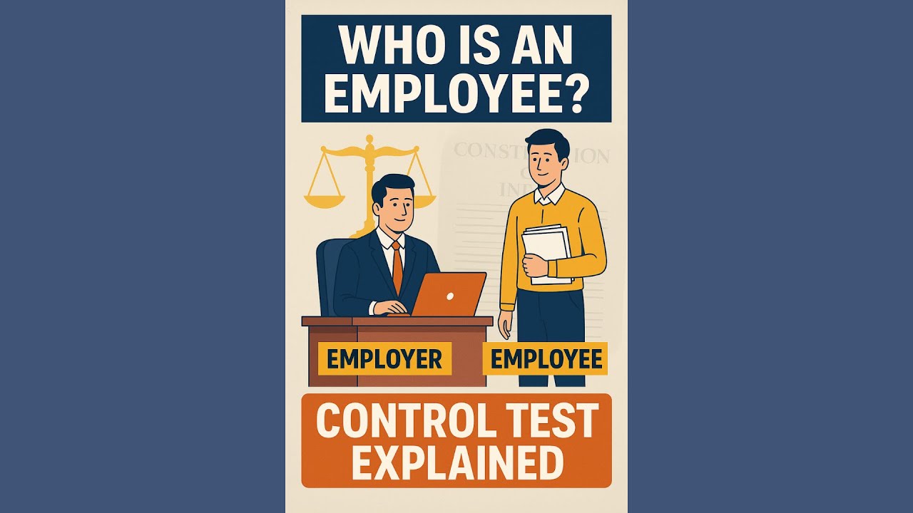 Employer–Employee Relationship Explained | Control Test, Integration ...