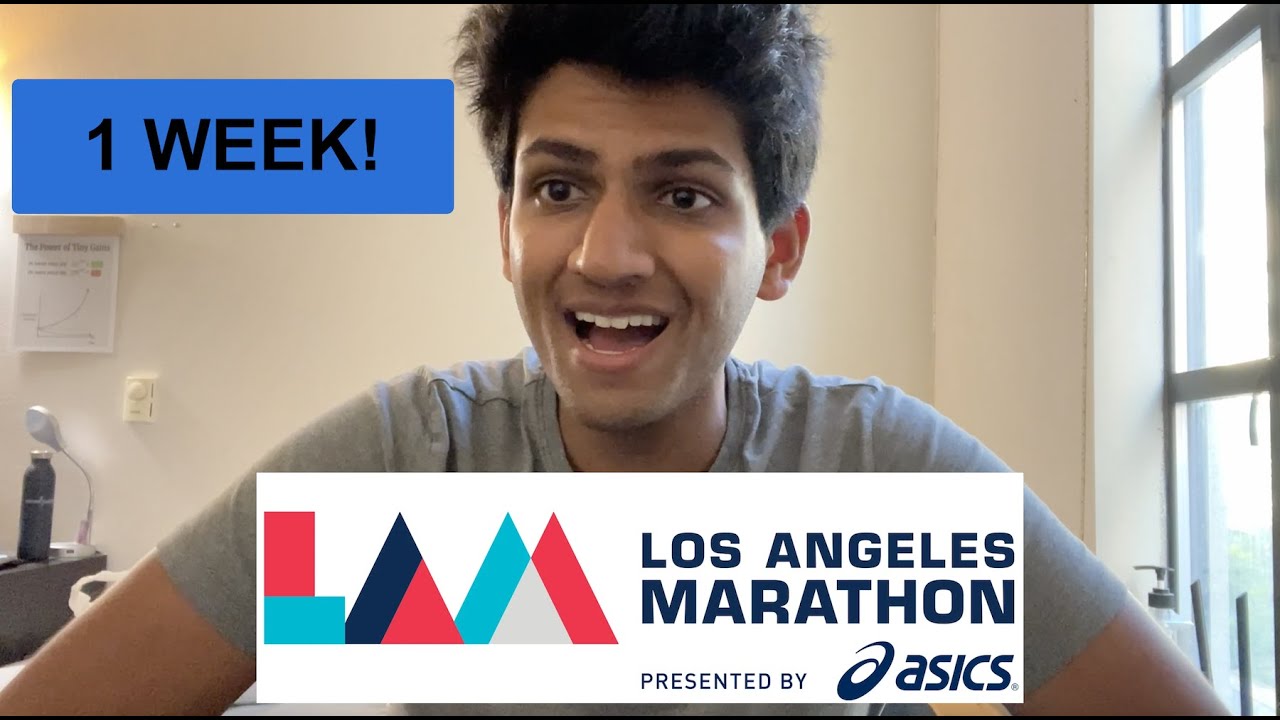 LA MARATHON 1 WEEK AWAY: TRAINING UPDATE - YouTube
