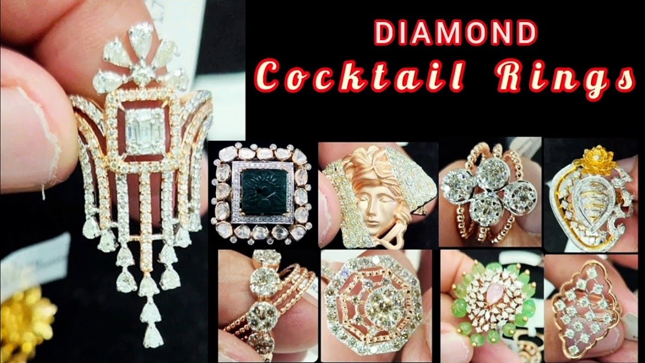 Ladies Diamond Rings | Diamond Cocktail Rings Designs With Details ...