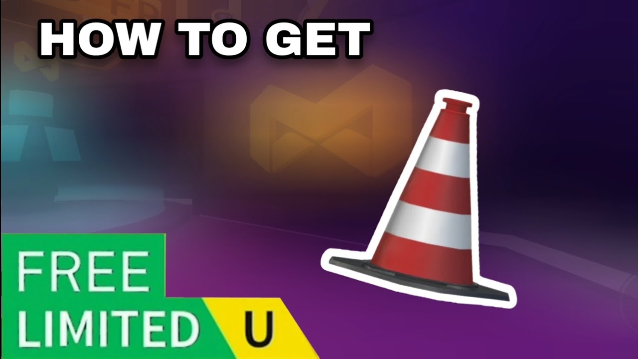 [FREE UGC] FREE TRAFFIC CONE UGC LIMITED | Roblox - YouTube