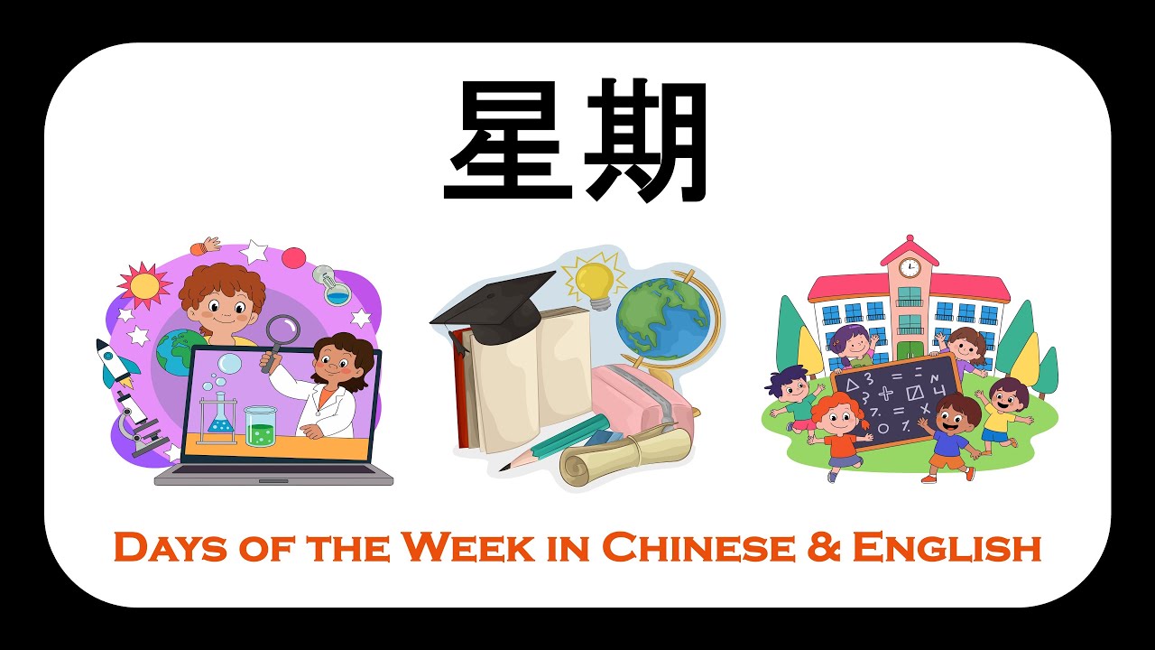 星期 - Days of the Week in Chinese & English - YouTube
