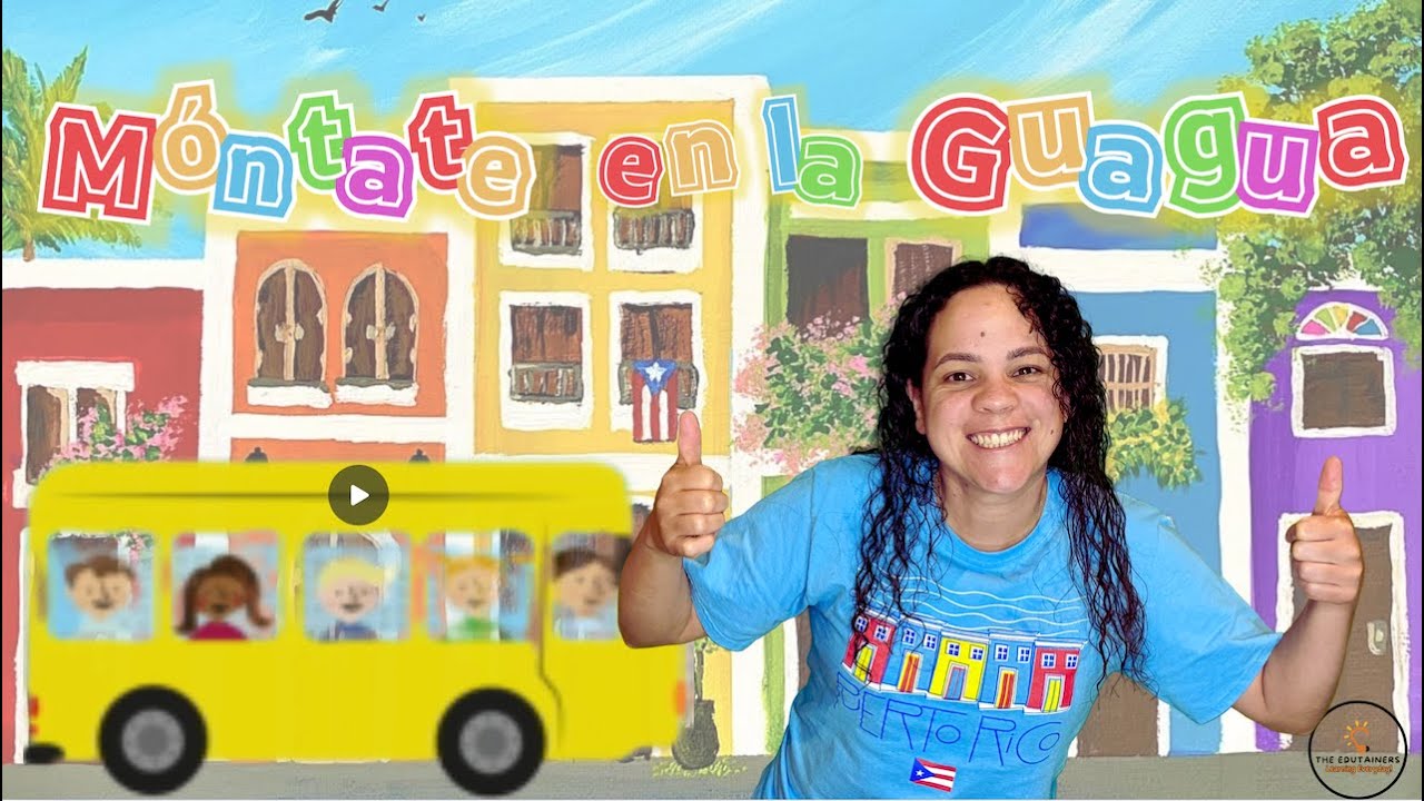 Móntate en la Guagua! | Puerto Rican Version of “Wheels on the Bus” 🇵🇷 ...