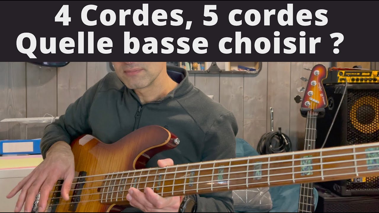 Débuter la basse : 4 Cordes 5 Cordes, quelle basse choisir ? - YouTube